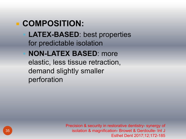 Isolation of the operative field | PPTX