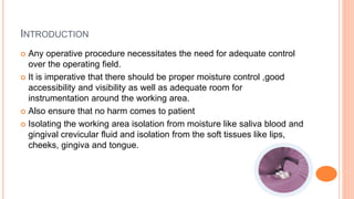 isolation of the operting field by payal bhala.pptx