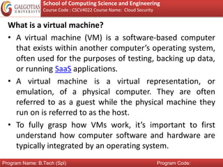 Isolation of vm | PPTX