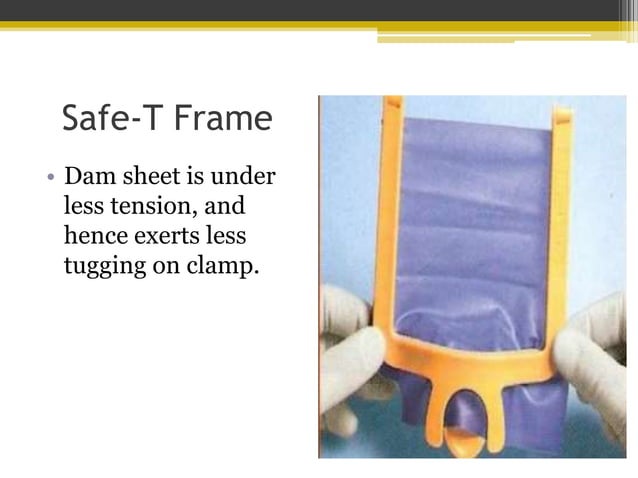 Isolation: The Rubber Dam | PPTX | Oral care | Personal Care