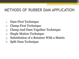 Isolation: The Rubber Dam | PPTX