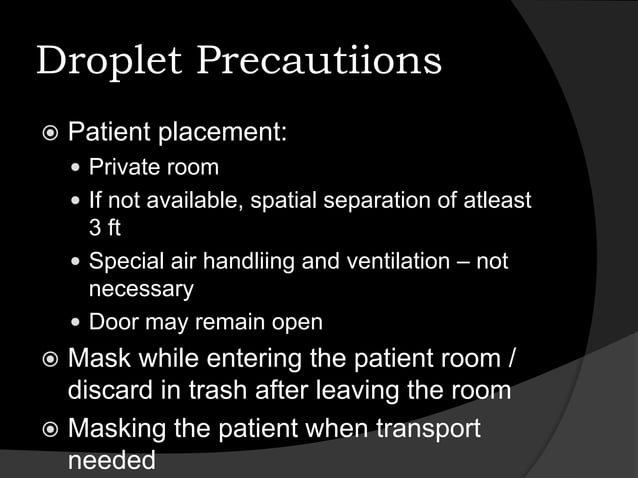 Isolation practices | PPT