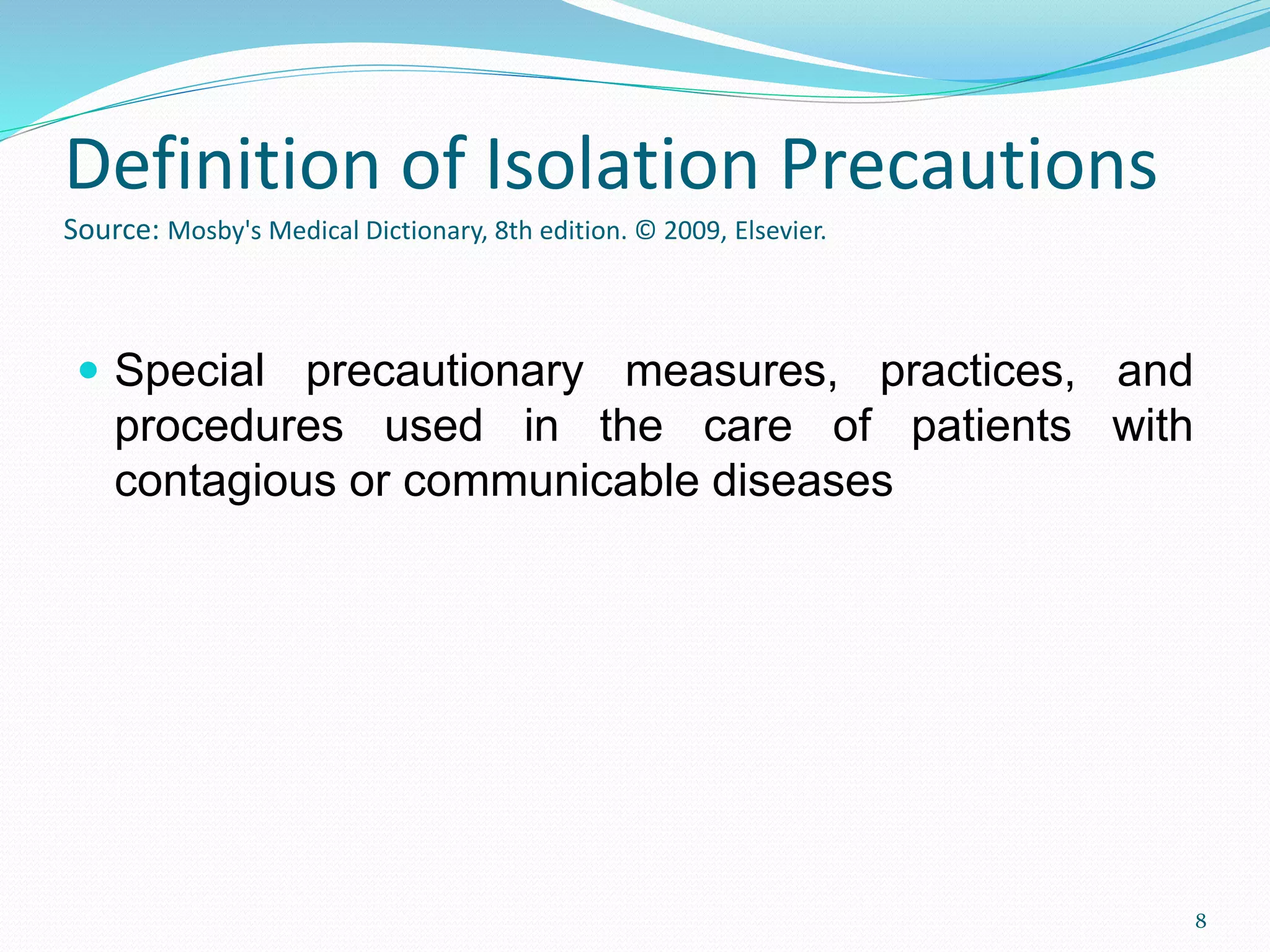 Isolation Precaution | PPTX