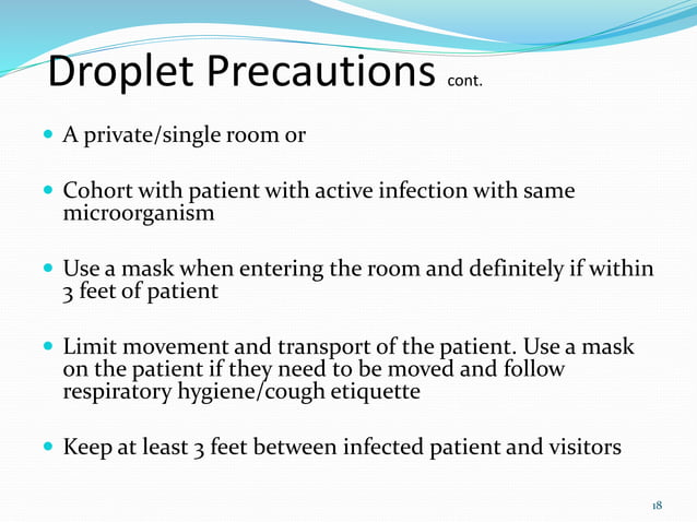 Isolation Precaution | PPTX | Infectious Diseases | Diseases and Conditions