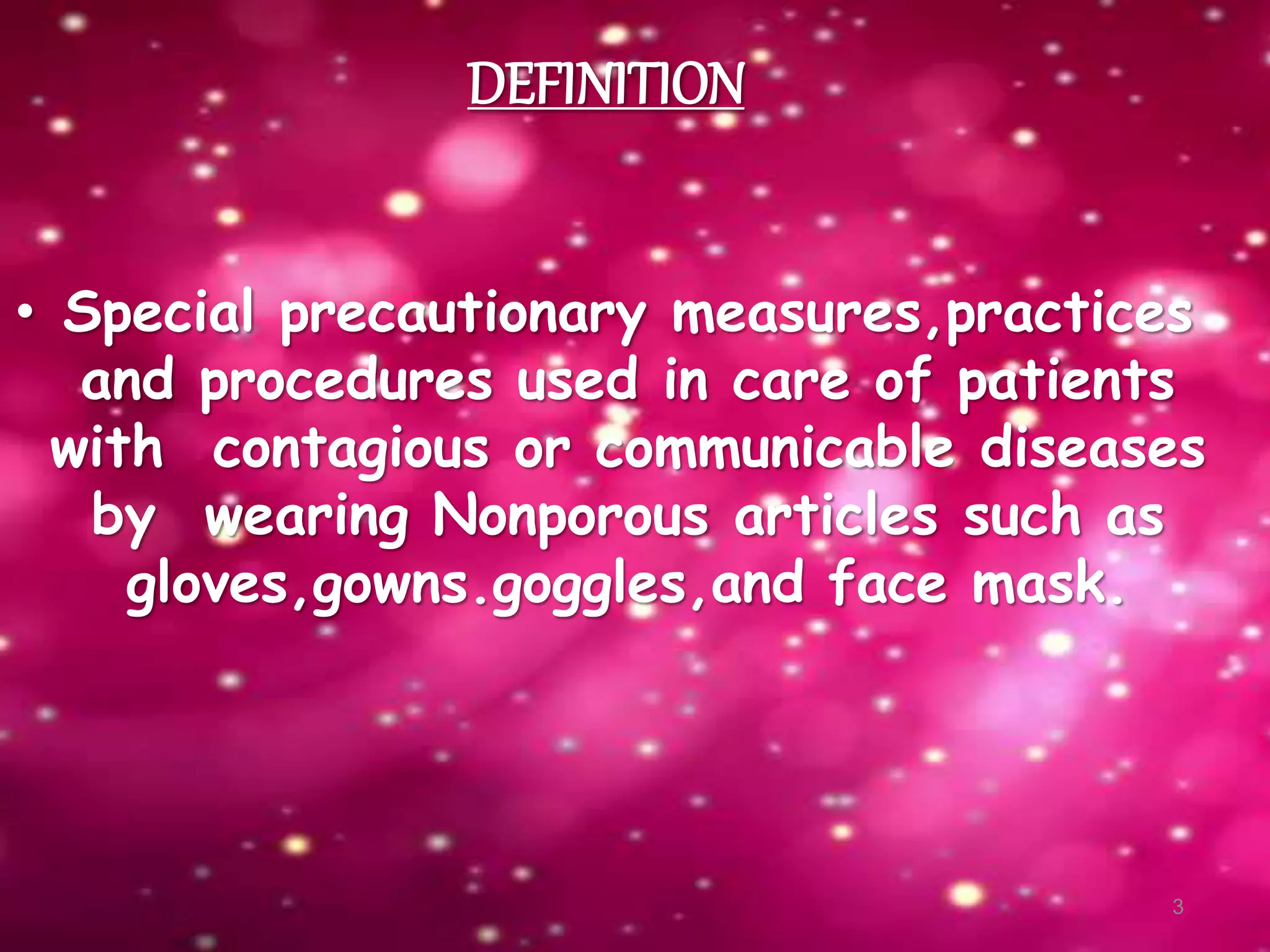 Isolation precautions | PPTX