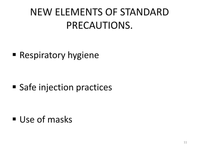 Isolation precautions | PPTX