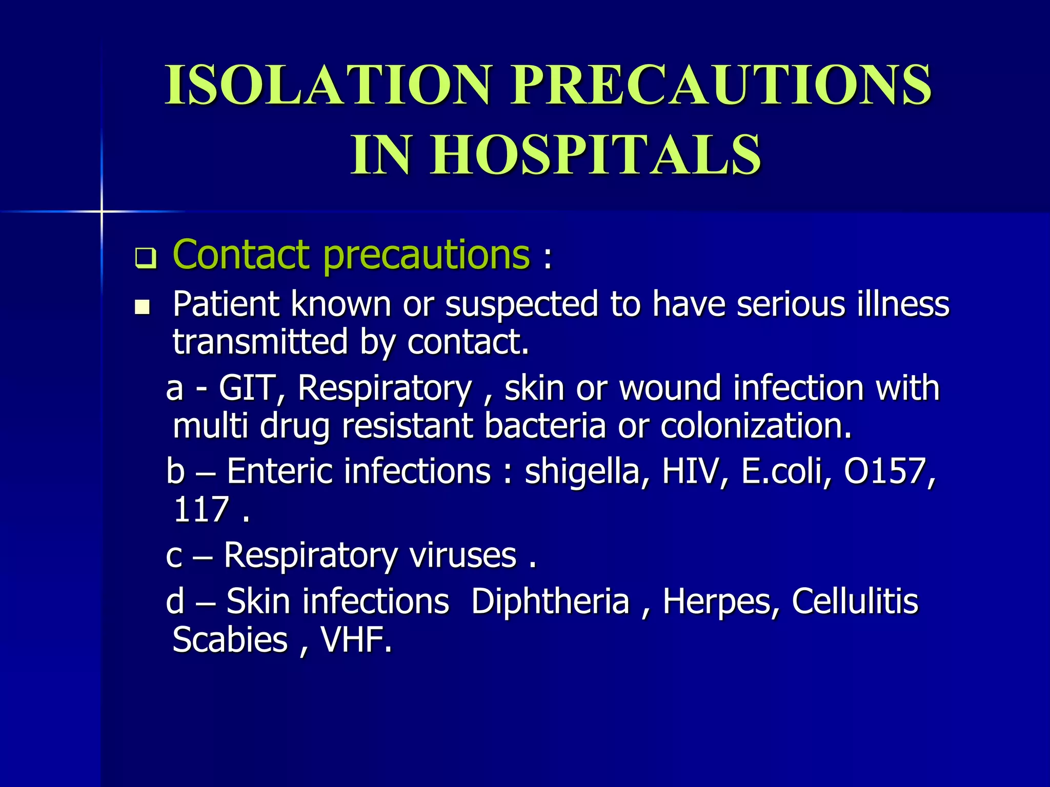 Isolation precautions | PPSX