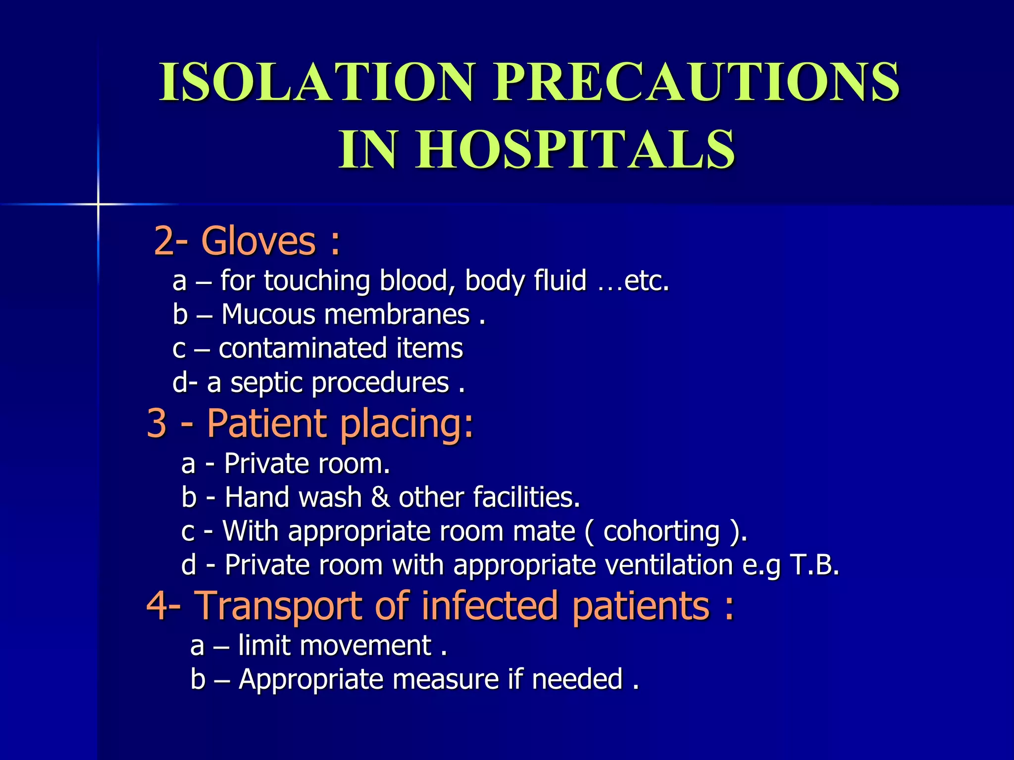 Isolation precautions | PPSX