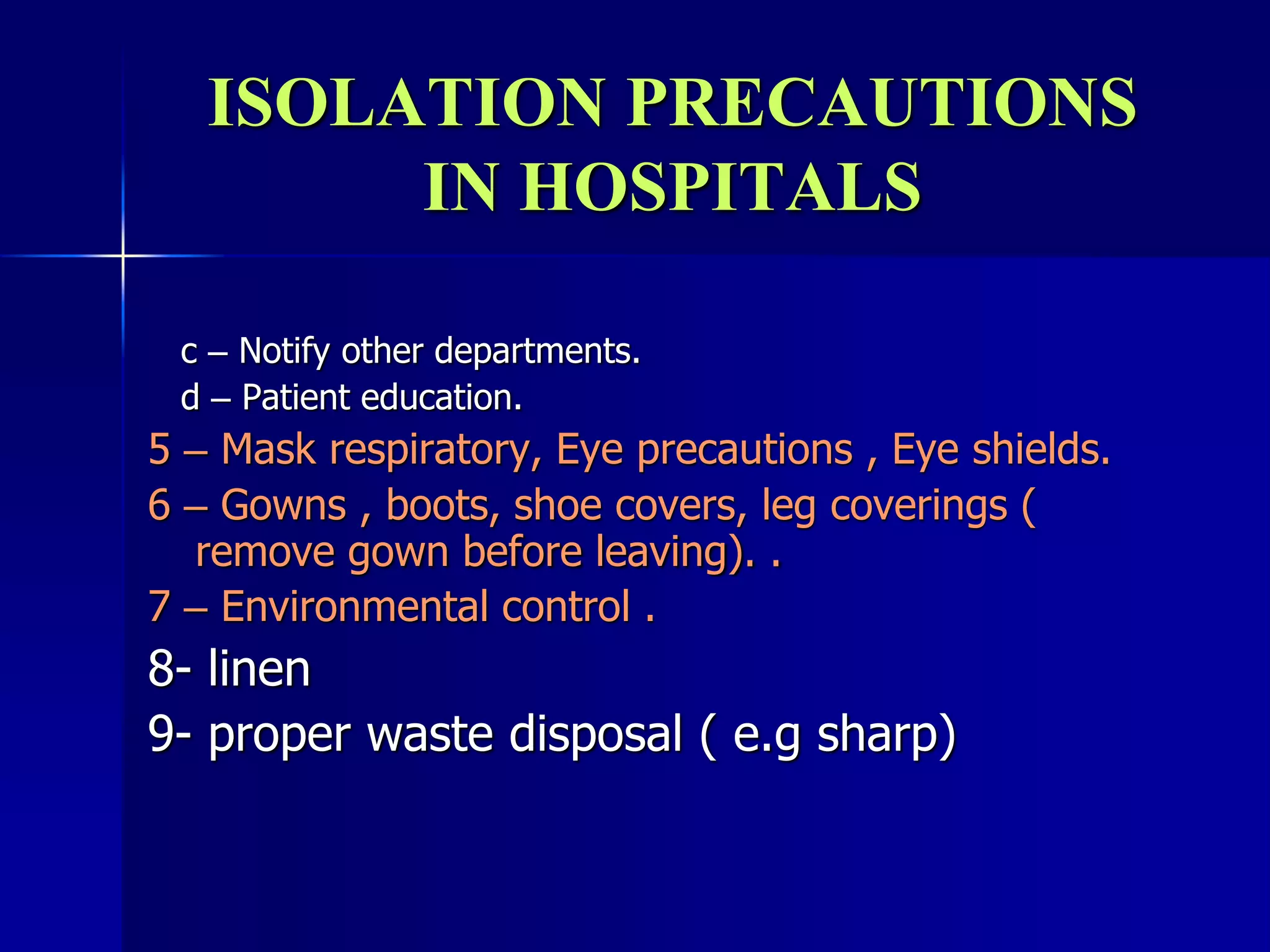 Isolation precautions | PPSX