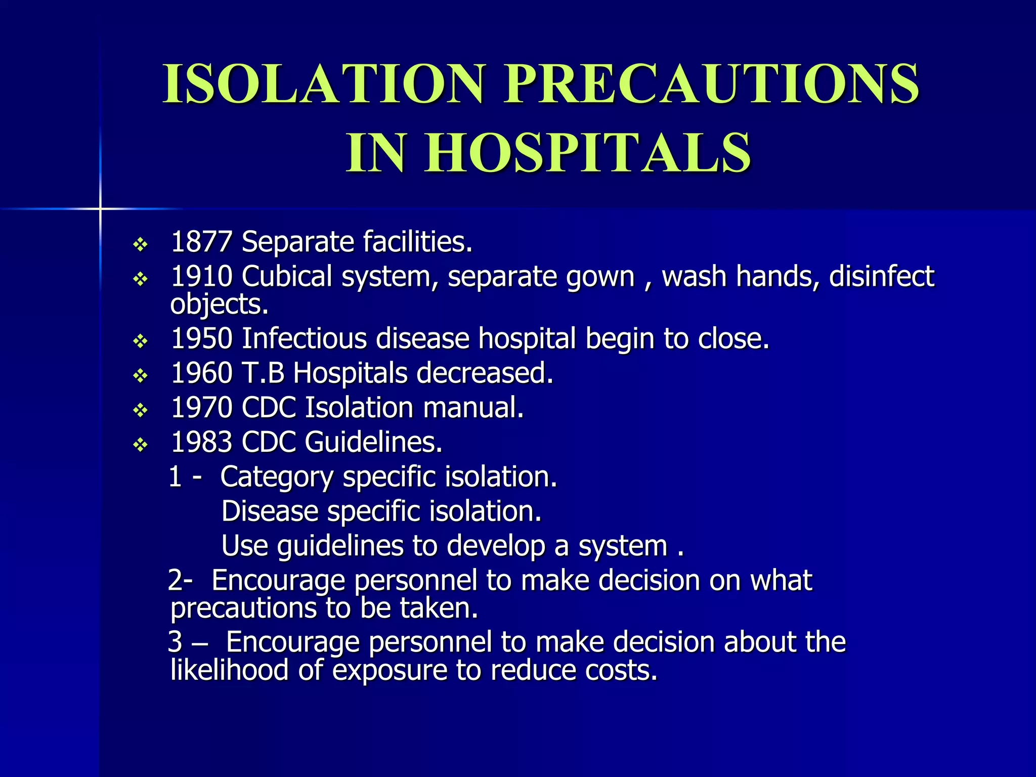 Isolation precautions | PPSX