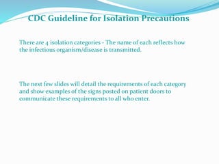 Isolation precautions | PPTX