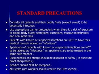 Isolation precautions | PPTX