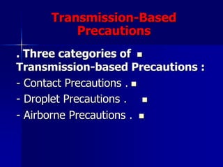 Isolation precautions | PPTX