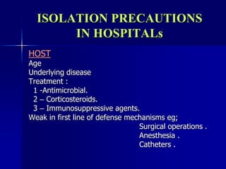 Isolation precautions | PPT