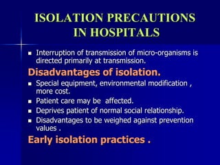 Isolation precautions | PPT