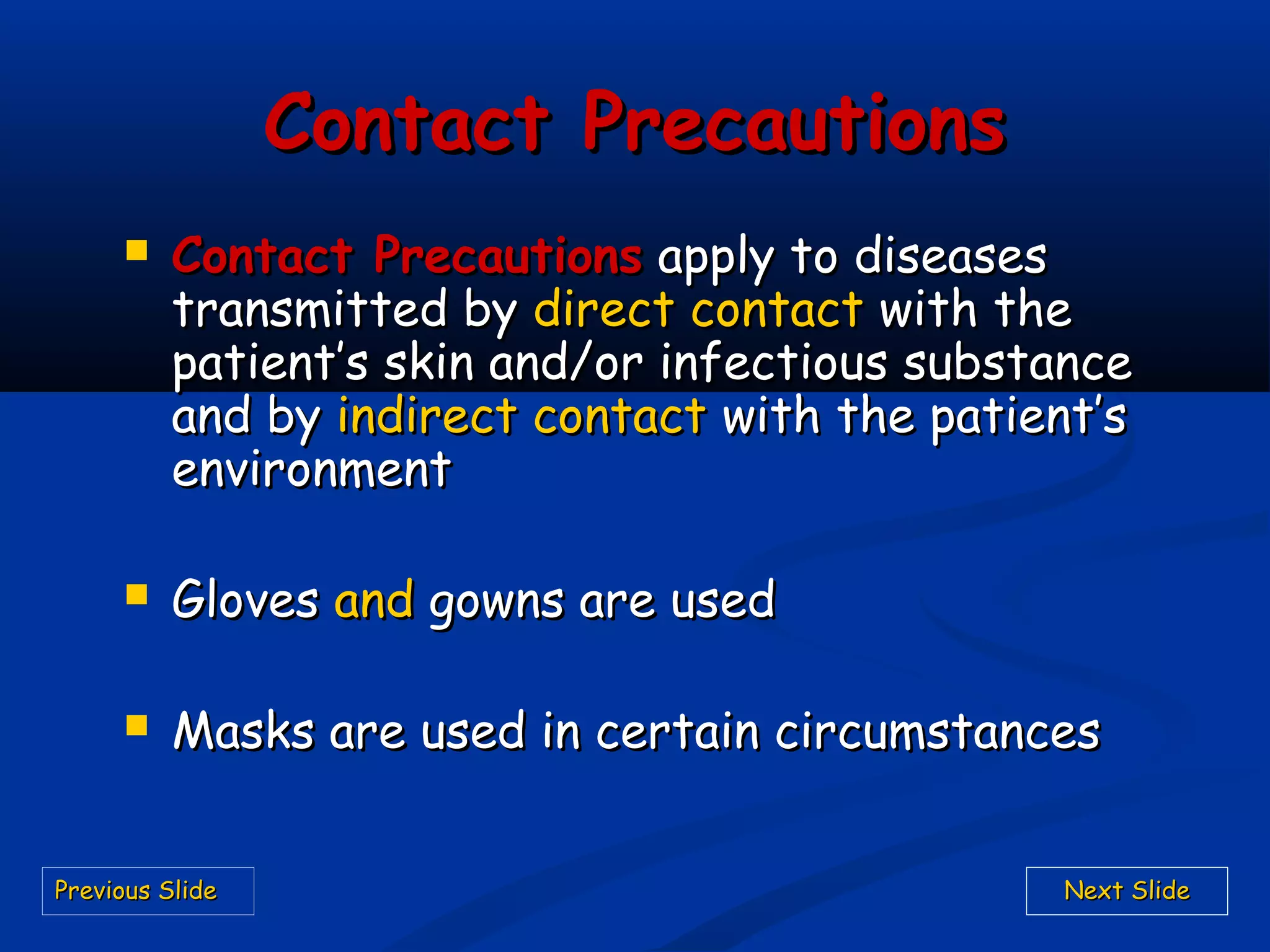 Isolation precautions in clinical practice | PPT