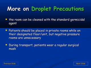 Isolation precautions in clinical practice | PPT