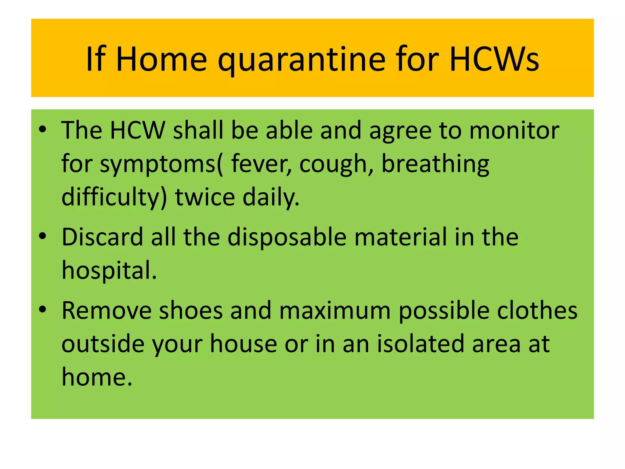 Isolation & quarantine-COVID 19 Awareness | PPTX