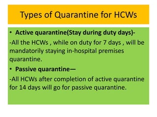 Isolation & quarantine-COVID 19 Awareness | PPTX