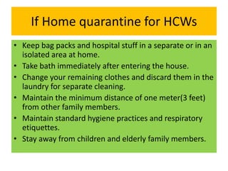 Isolation & quarantine-COVID 19 Awareness | PPTX