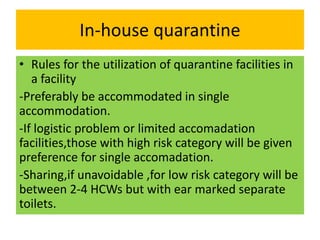 Isolation & quarantine-COVID 19 Awareness | PPTX