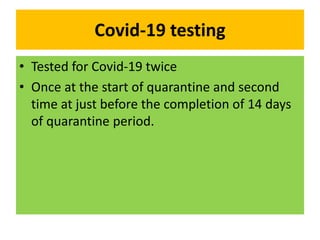 Isolation & quarantine-COVID 19 Awareness | PPTX
