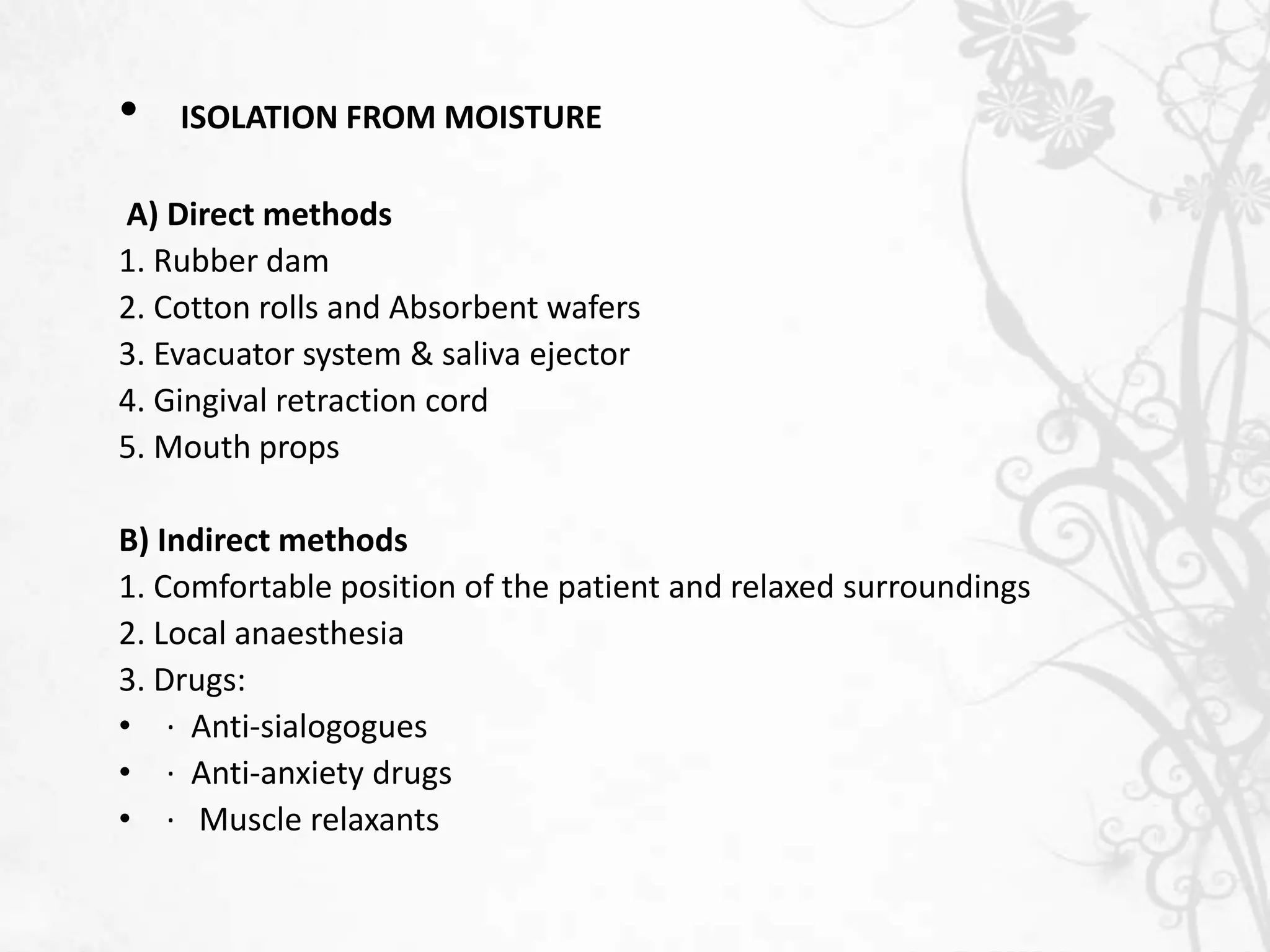 Isolation in Dentistry | PPTX