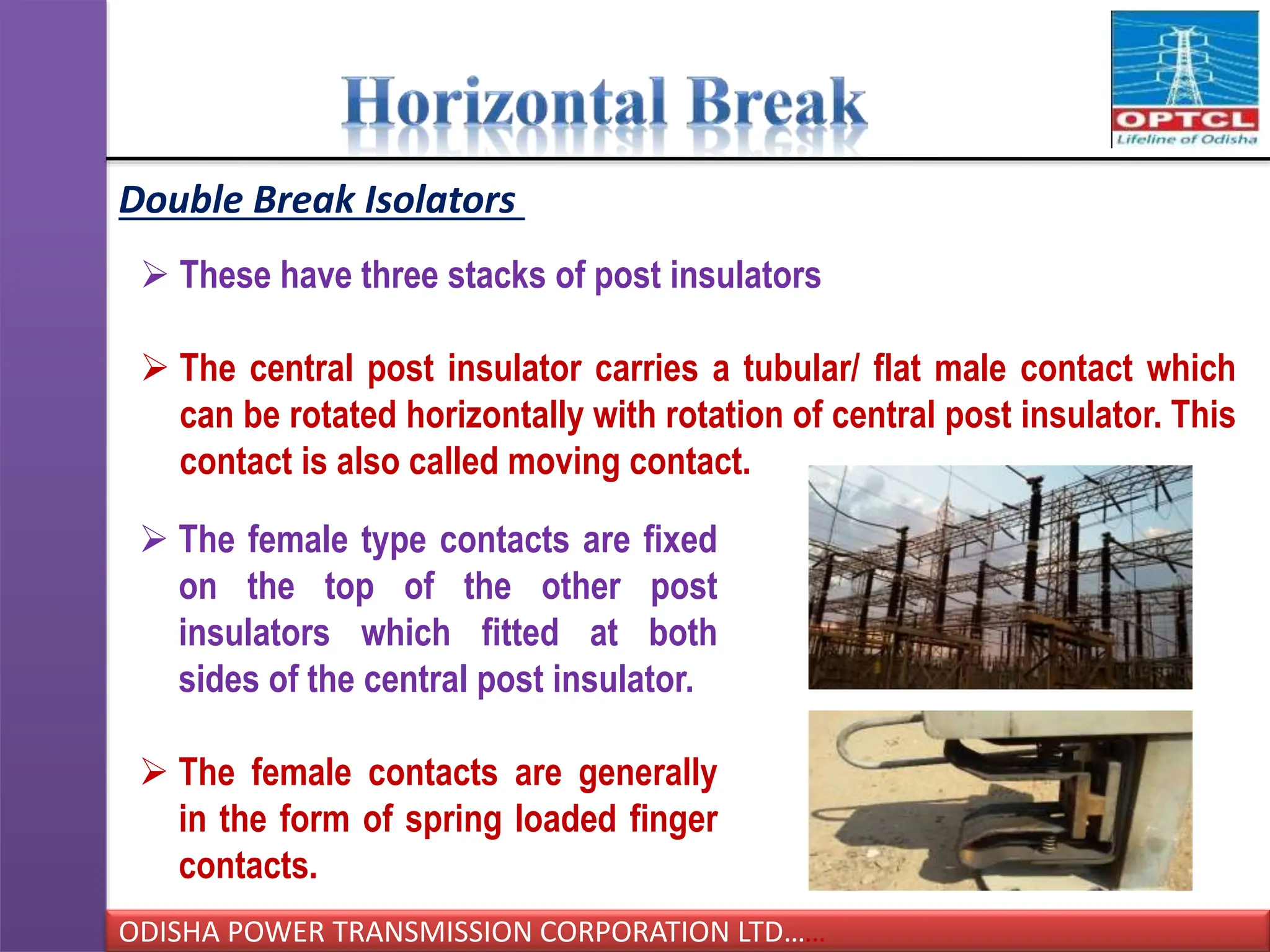 ISOLATOR of different types used in power system.pptx