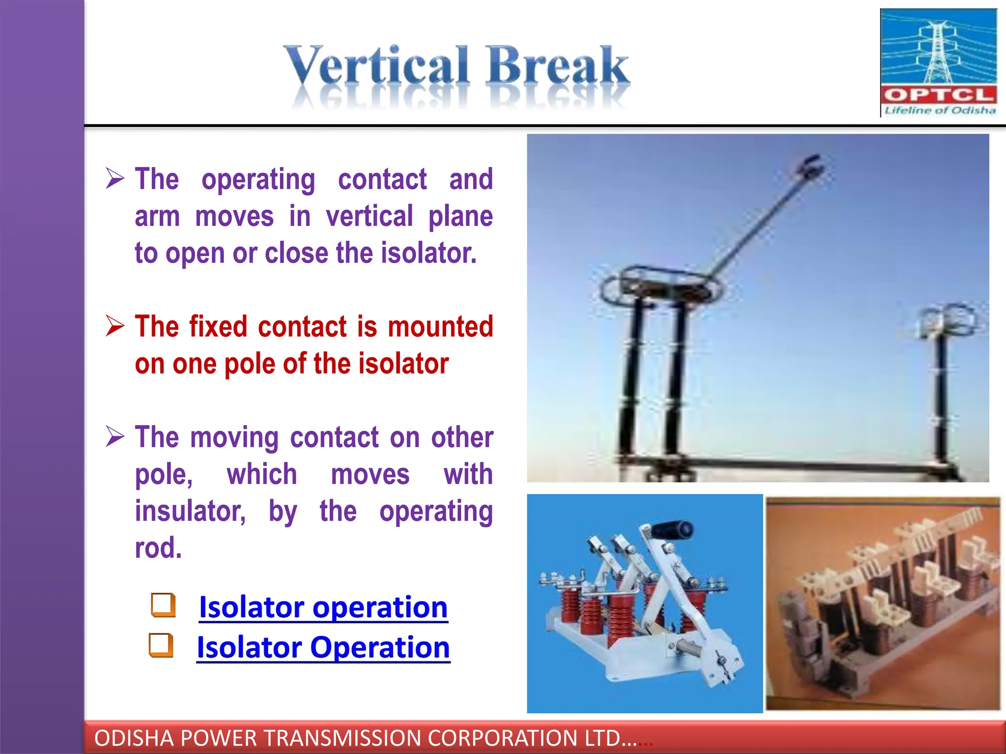 ISOLATOR of different types used in power system.pptx