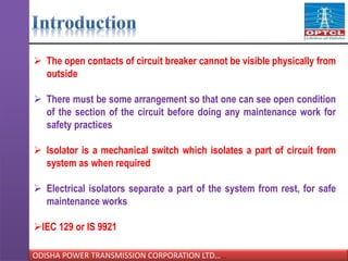 ISOLATOR of different types used in power system.pptx