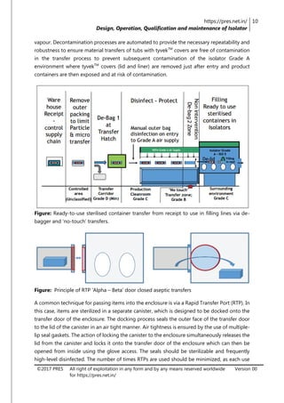 Pharmaceutical Isolator technology in aseptic processing | PDF