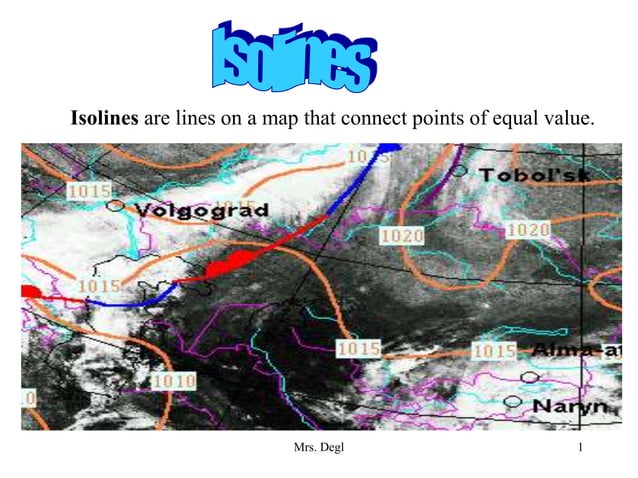 Isolines (1) | PPT | Geography | Science