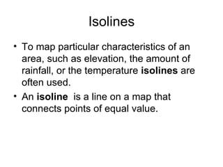 Isolines and contour lines | PPT