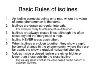 Isolines and contour lines | PPT | Geography | Science