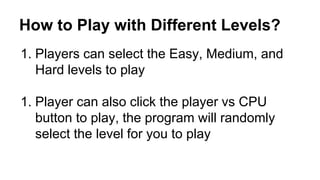 Tic Tac Toe Java Development | PPT