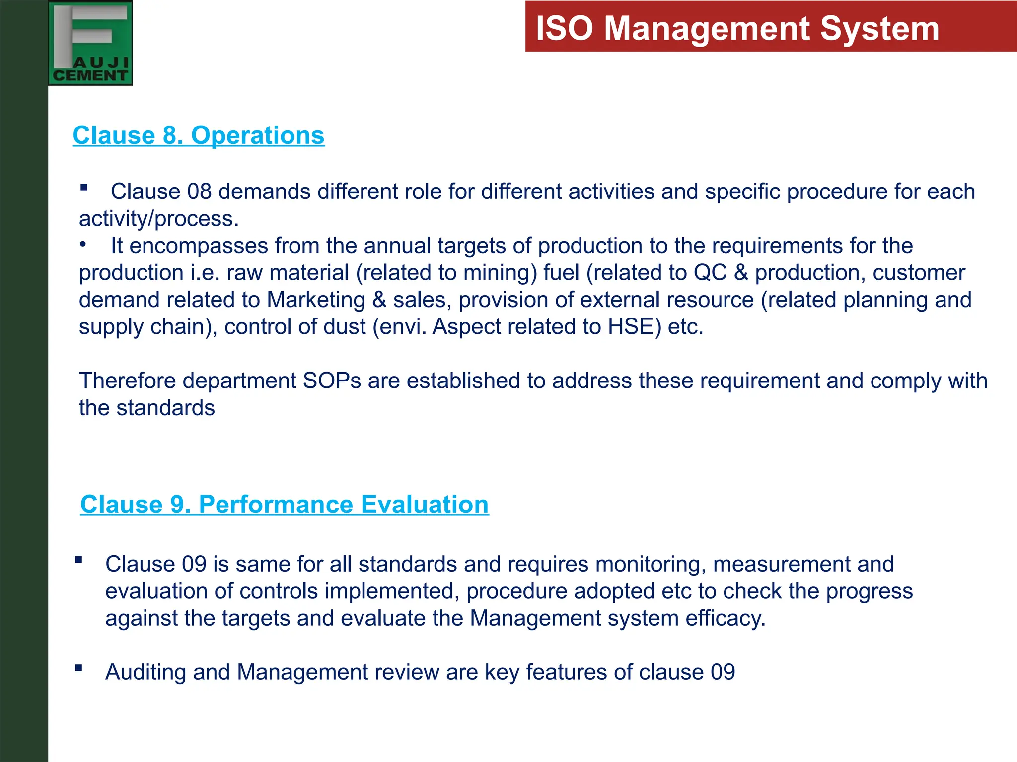 ISO Integrated Managment System requirements | PPTX