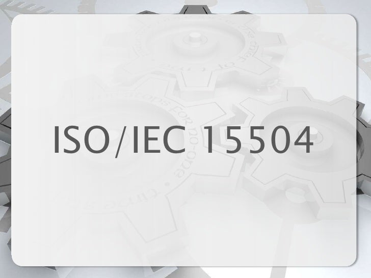 ISO 15504