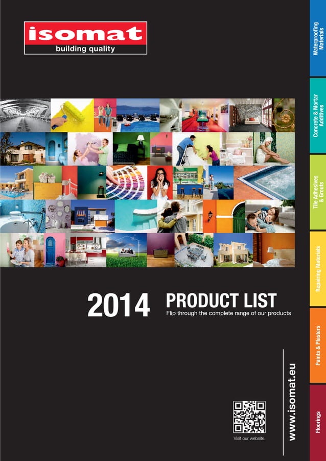 Isomat product list 2014 | PDF