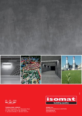 Isomat reference list | PDF | Construction Industry | Industries