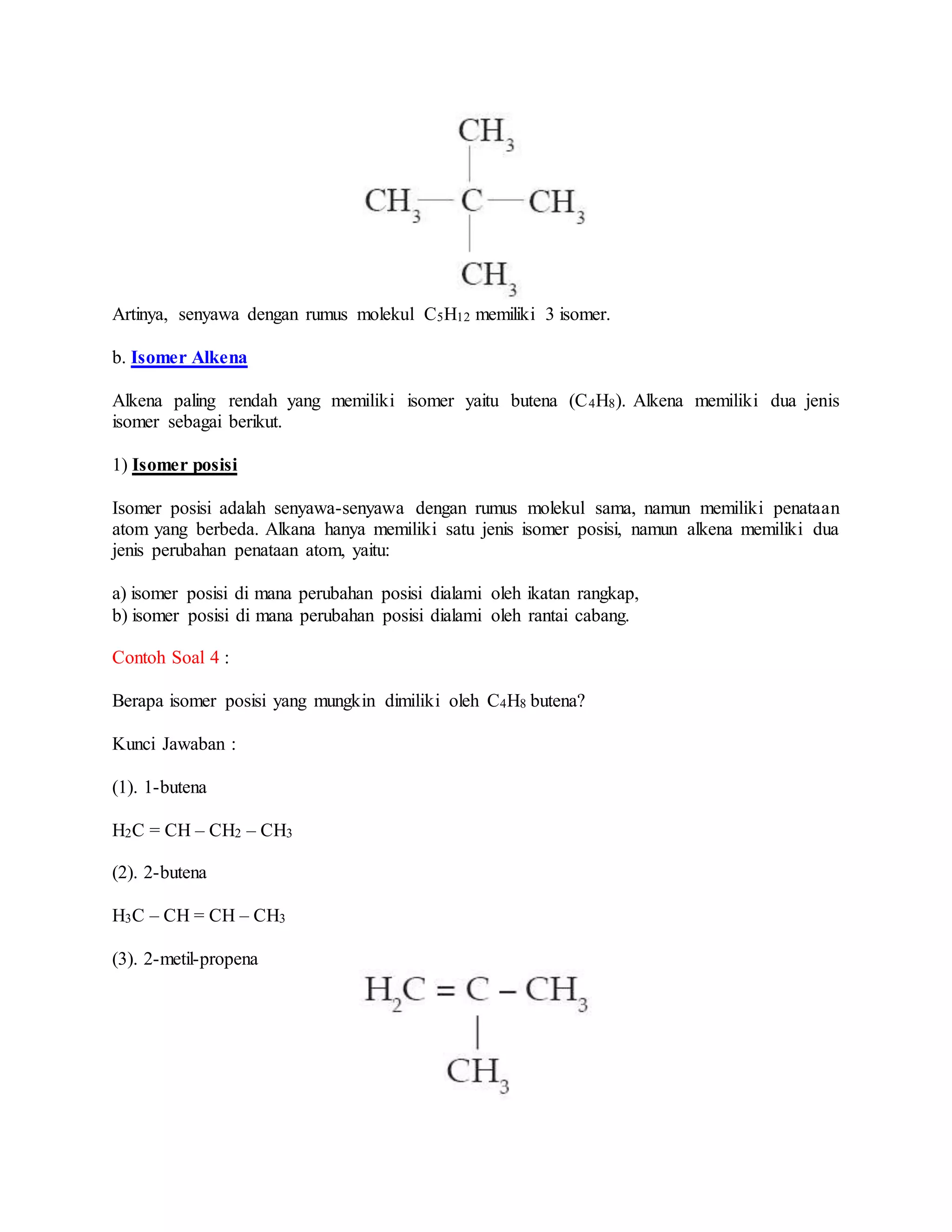 Isomer alkana | DOCX