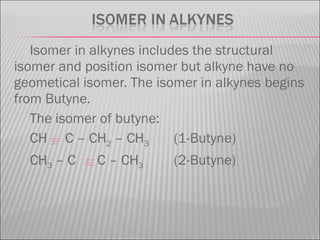 Isomer alkuna | PPT