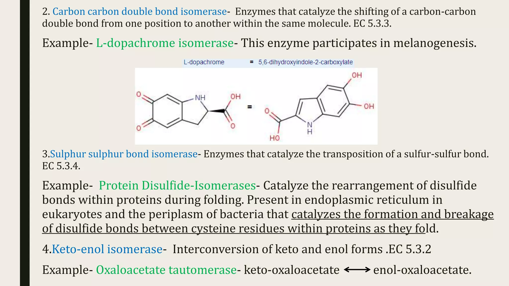 Isomerases | PPTX