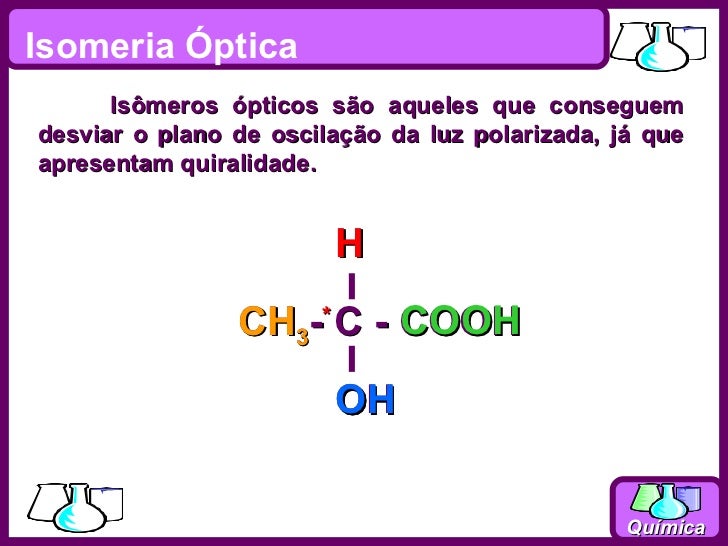 Isomeria óptica 2012