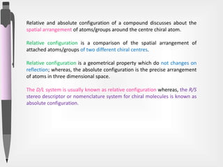 Stereochemistry part 2 Isomerism 2 | PPSX