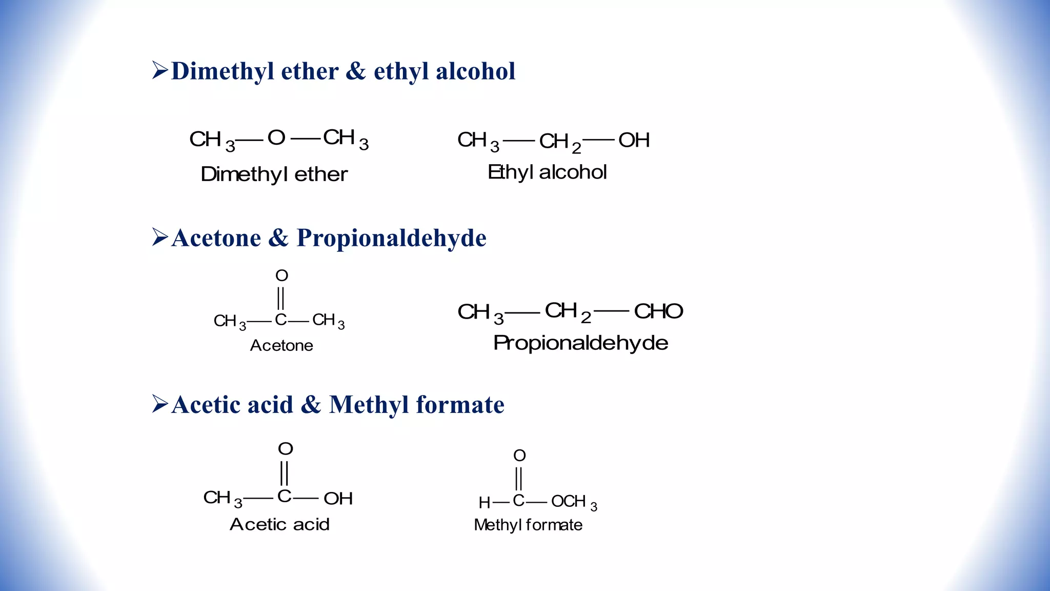 Isomerism - Structural Isomerisms in Organic compounds | PPTX