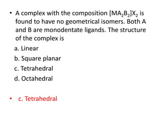 Isomerism in Coordination Chemistry.pptx