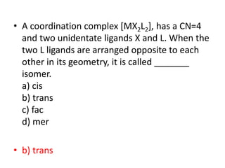 Isomerism in Coordination Chemistry.pptx