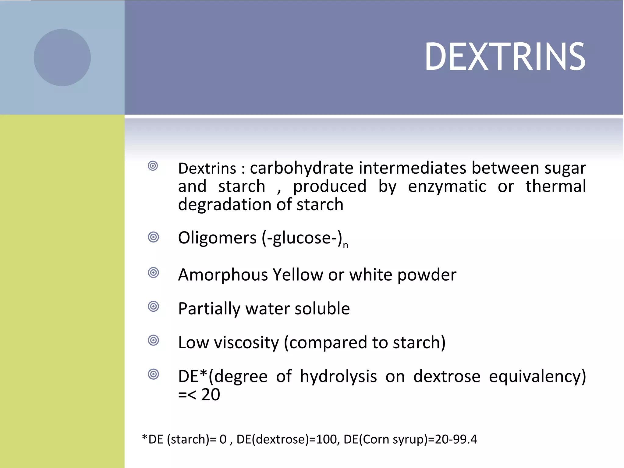 Isomerization And Dextrinization S | PPT