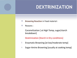 Isomerization And Dextrinization S | PPT