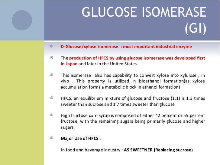 Isomerization And Dextrinization S